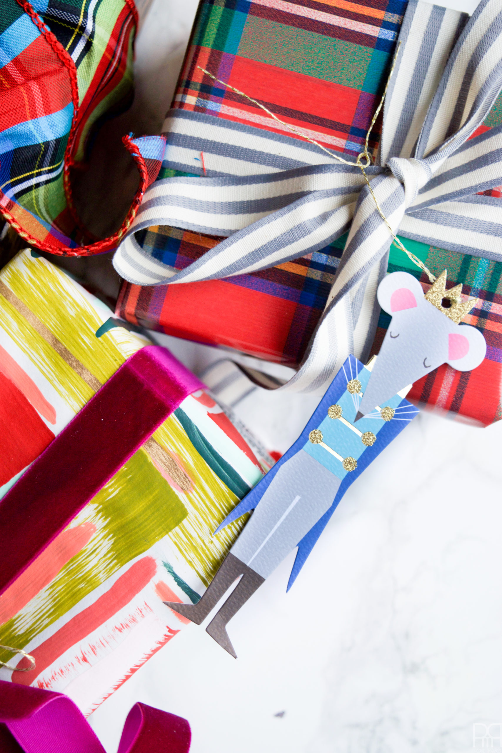 DIY Painted Wrapping Paper