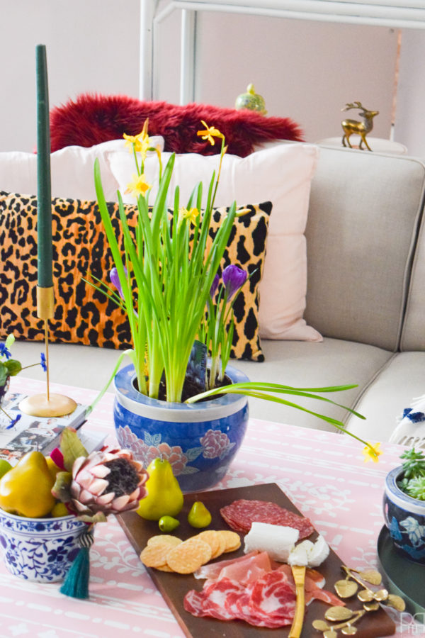 DIY Bone Inlay Coffee Table