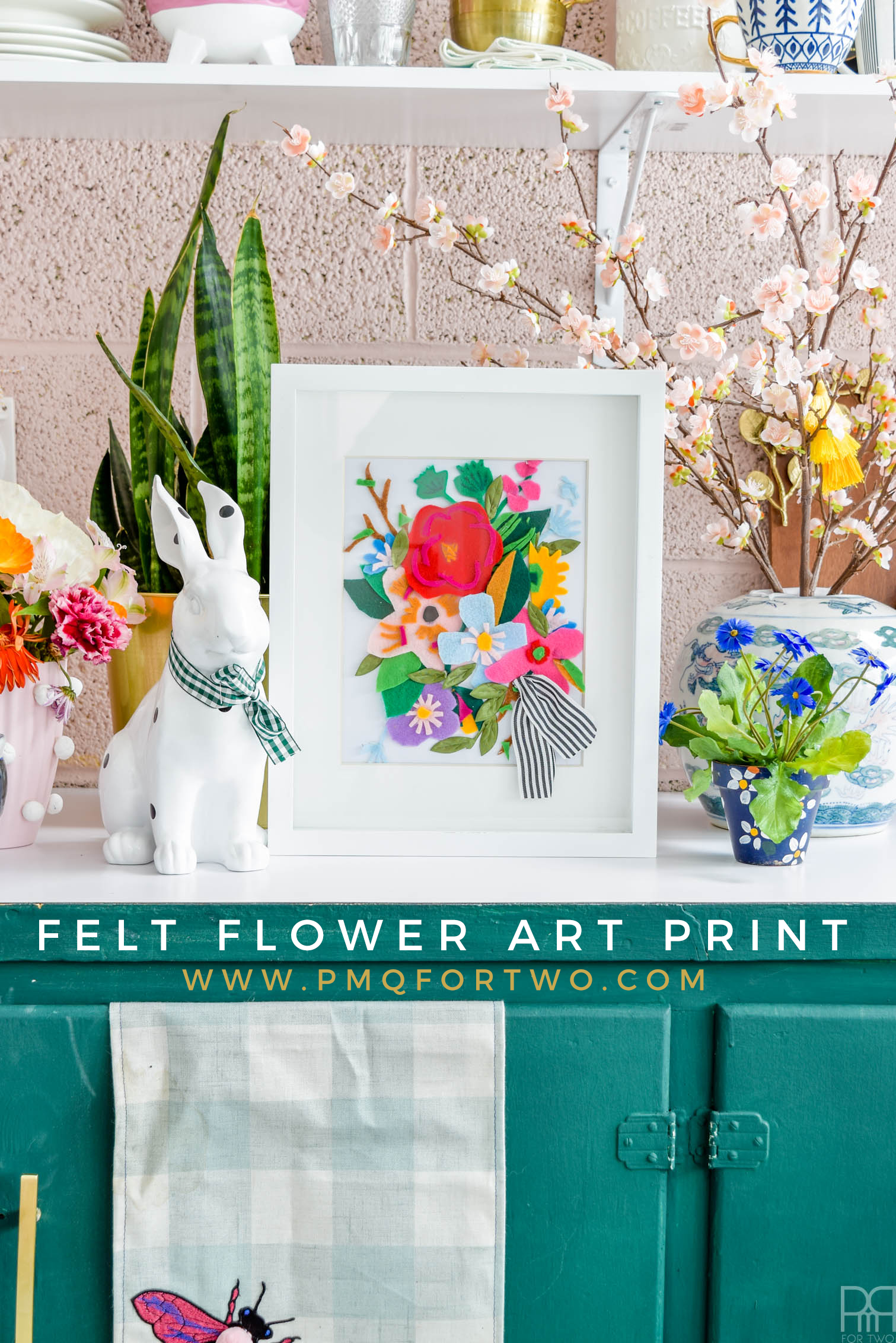 DIY Felt Flower Print