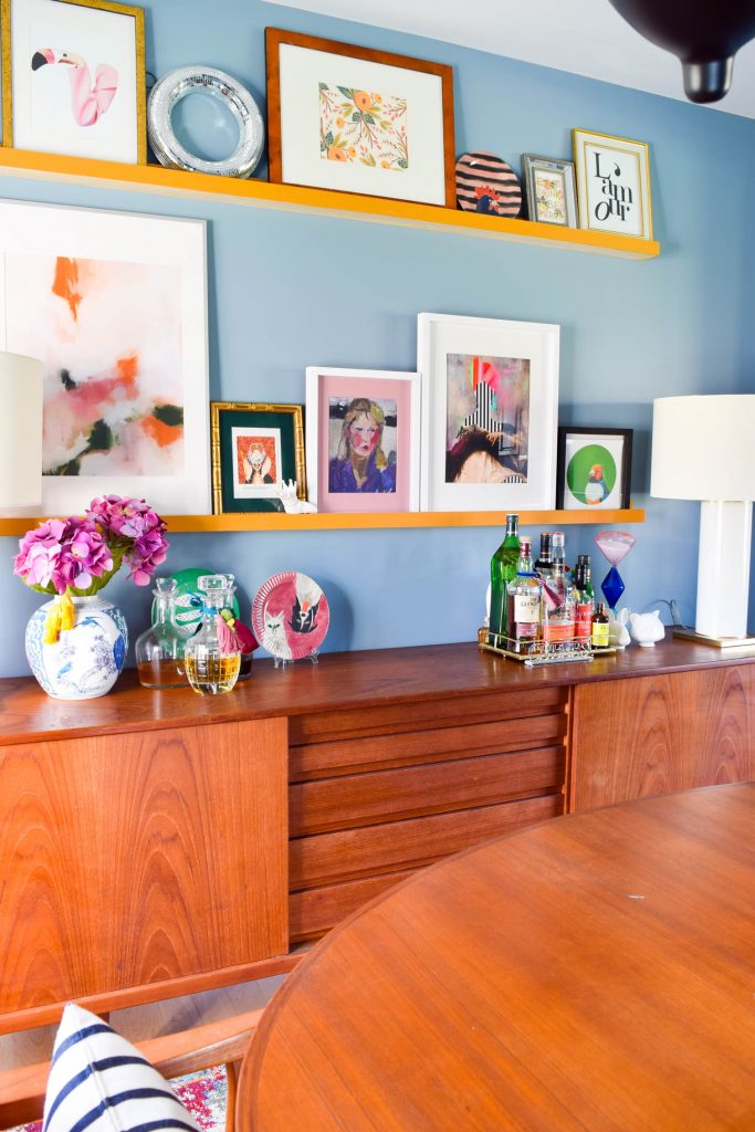 DIY Picture Rail Update In The Dining Room