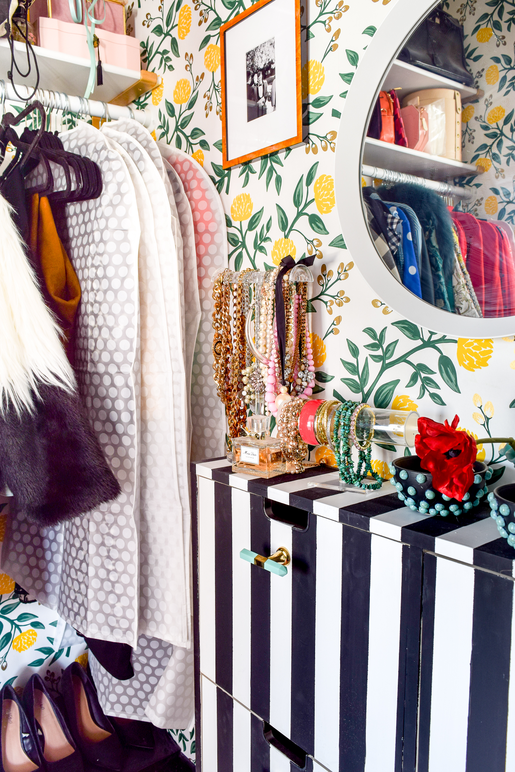 Floral Glam Master Bedroom + Closet • PMQ for two