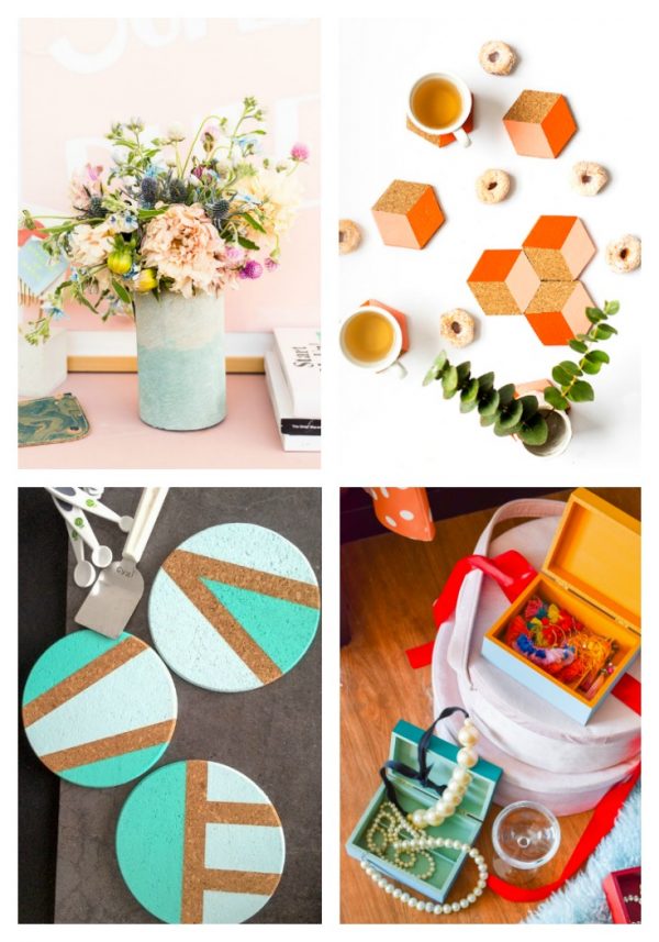20 Color Blocking Decor DIY's