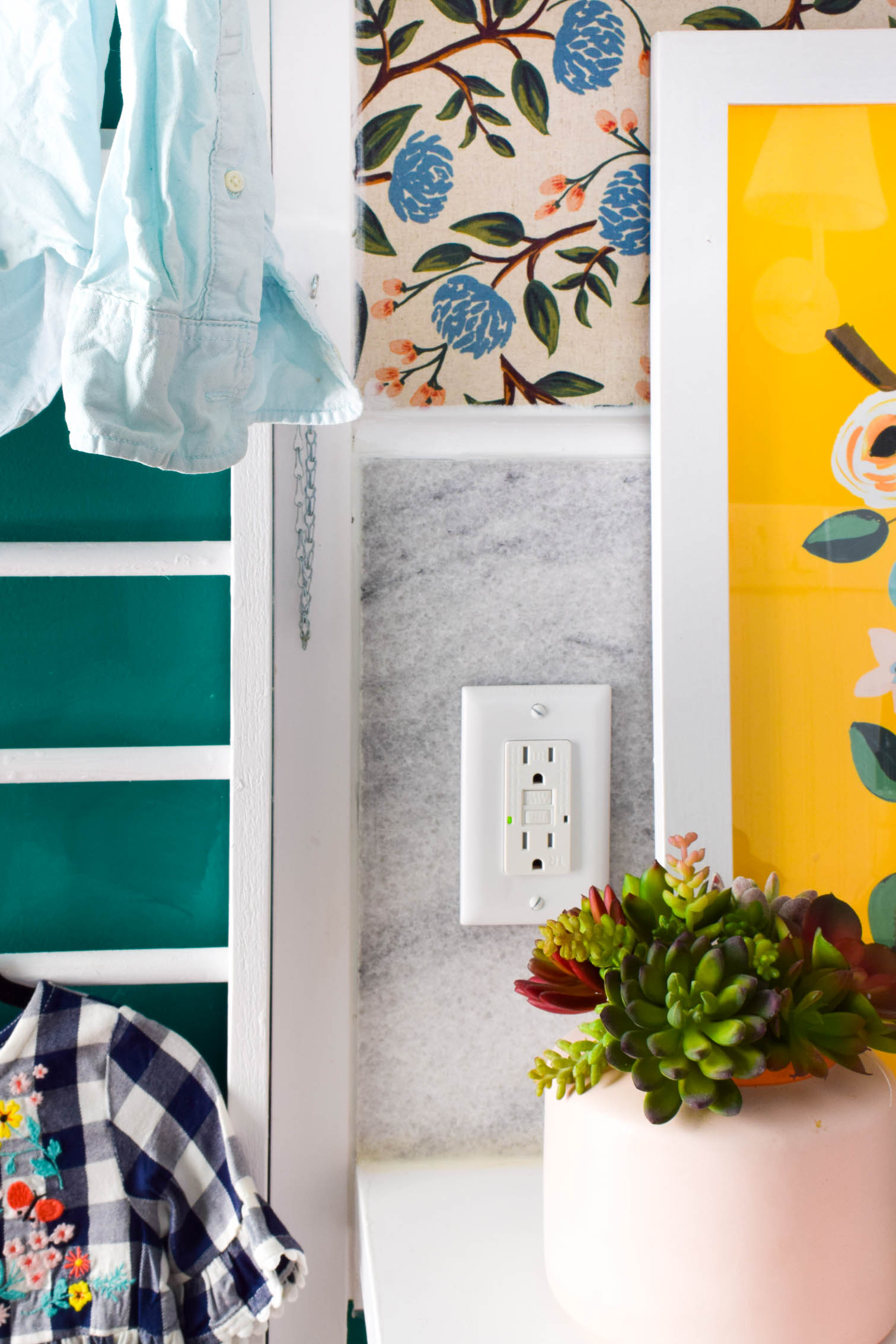 How to Hang Fabric as Wallpaper • PMQ for two