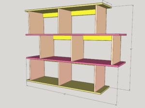 DIY Mid Century Modern Montessori Toy Shelf • PMQ for two