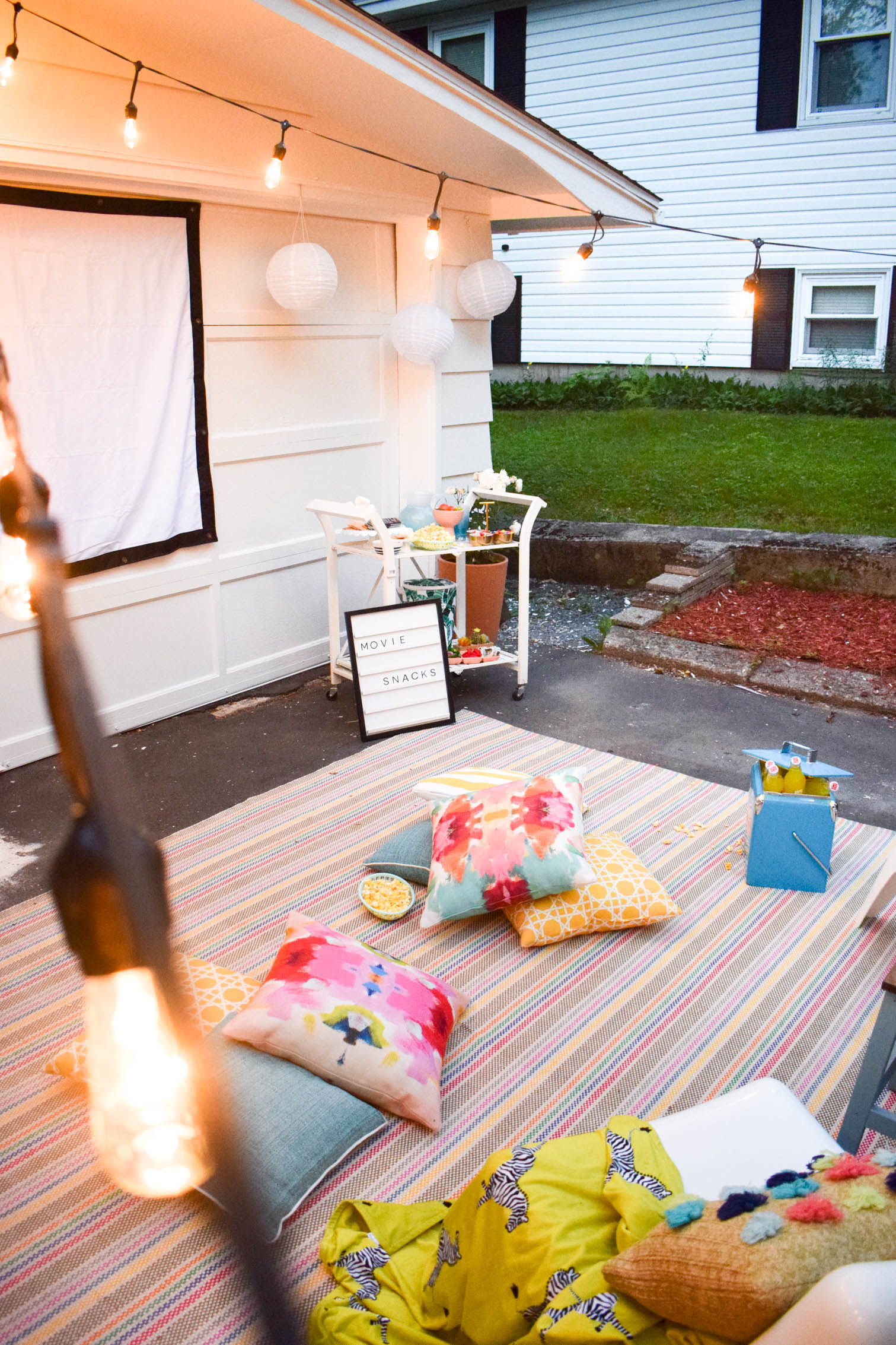 Outdoor Movie Night in the Driveway • PMQ for two